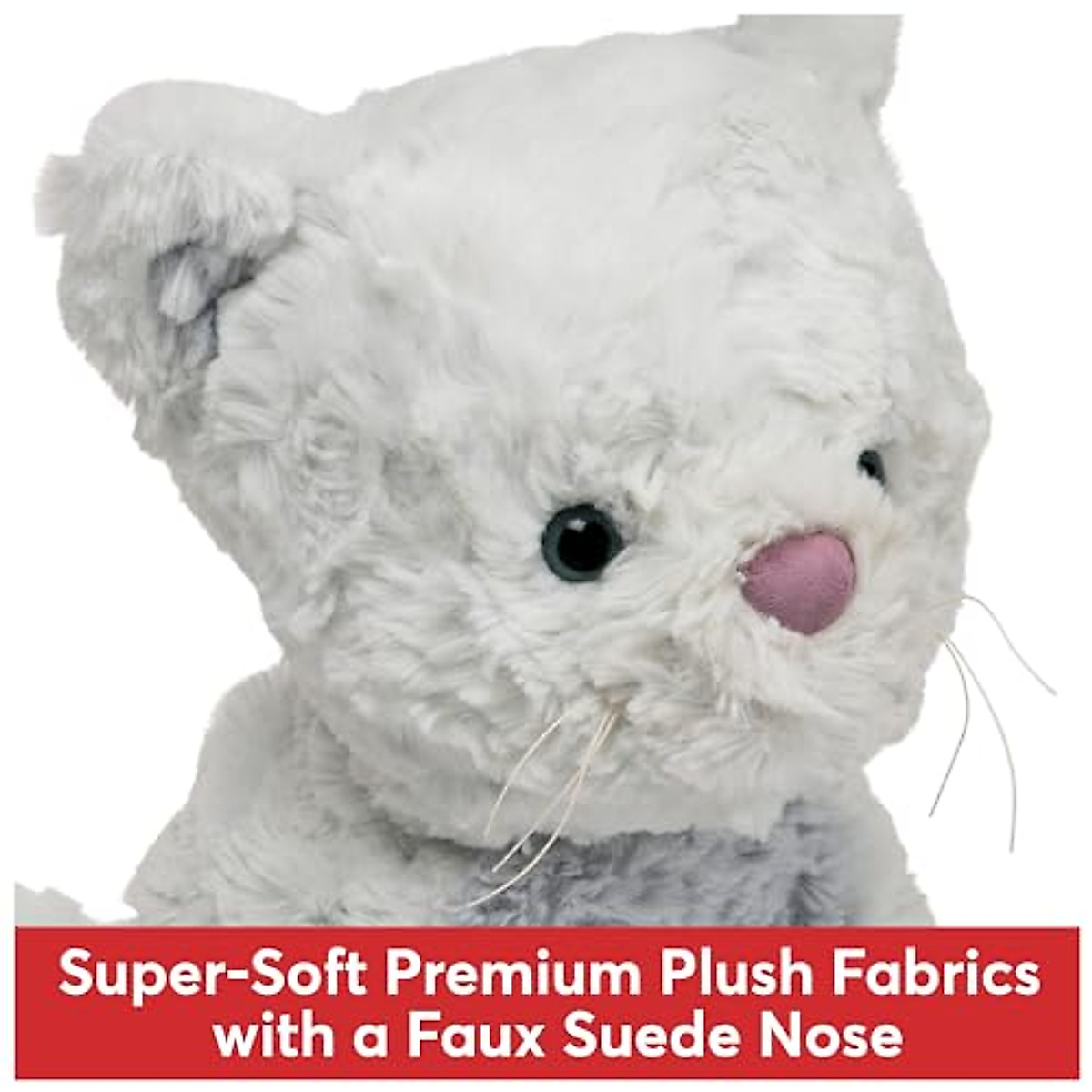 GUND Cozys Collection Kitty Cat Plush Soft Stuffed Animal for Ages 1 and Up, Blue, 10"