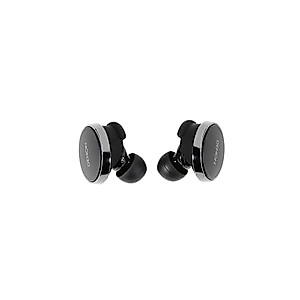 Denon PerL Pro True Wireless Earbuds - Adaptive Active Noise Cancelling, Personalized Sound with Masimo Adaptive Acoustic Technology, Spatial Audio, 32Hr-Battery Life, Wireless Charging, Black