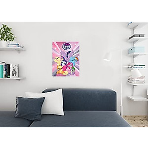 Pyramid America My Little Pony Group Cute Kids Room Animated Cartoon Series Cool Wall Decor Art Print Poster 24x36
