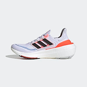 adidas Women’s Ultraboost Light Running Shoes (Ultraboost 23), White/Black/Solar Red, 9.5