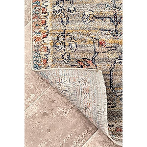 NuLOOM Marley Traditional Medallion Fringe Area Rug, 9' x 12', Beige