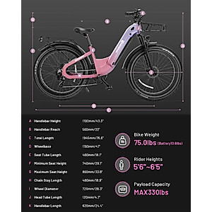 FD FREEDARE Eden Electric Bike Adults GPS Smart App Control 750W BAFANG Motor 48V 20Ah Samsung Battery Fat Tire Ebike,Torque Sensor Electric Bicycle,90Miles Range,28MPH Max Speed UL Certificate