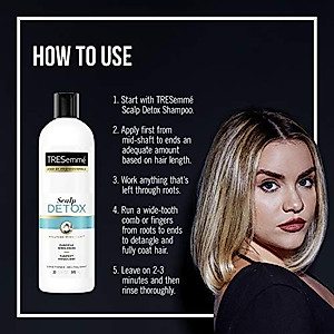 TRESemmé Conditioner Nourishing for Dry Scalp Detox that Purifies and Rebalances the Scalp 20 oz