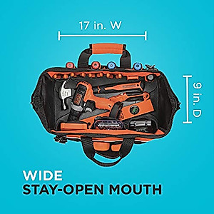 BLACK+DECKER Tool Bag, 16-inch (BDST500002APB)
