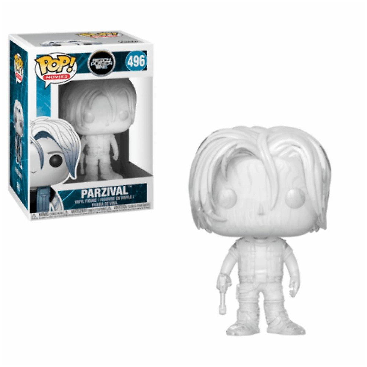 Funko Pop! Movies #496 Ready Player One Clear Parzival (Hot Topic Exclusive)