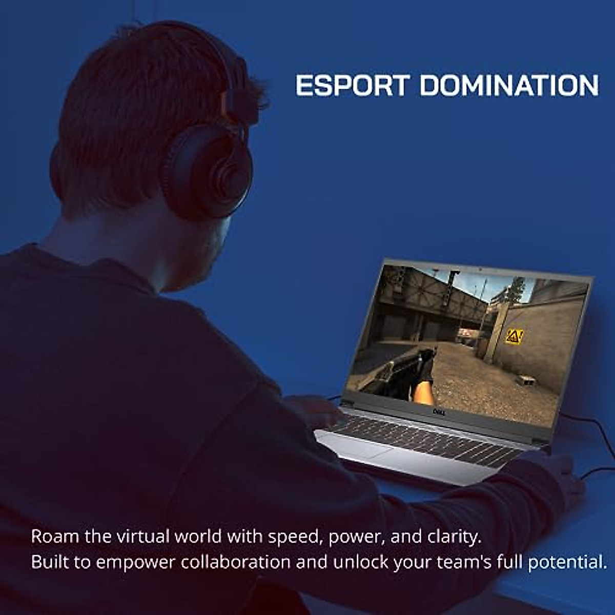 DELL G15 15.6‘’ FHD 120Hz Gaming Laptop, AMD Ryzen 5 6600H, 16GB DDR5 RAM, 512GB PCIe SSD, NVIDIA GeForce RTX 3050, Backlit Keyboard, HD Camera, Win 11 Pro, Gray