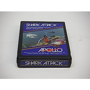 Shark Attack Atari 2600 Game Cartridge