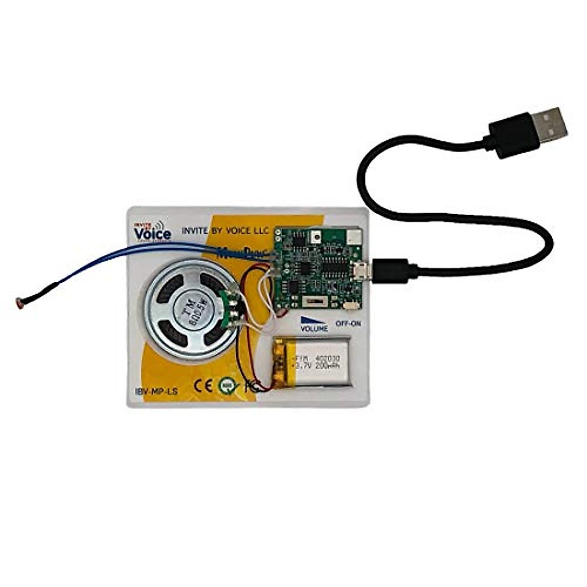 MultiPlay Light Activated Recordable Sound Chip | Records and Plays Multiple Songs and Voice Messages | Add Sound to Personalized Music Boxes, Craft Projects, Hobbies, Musical Keepsake Boxes, etc