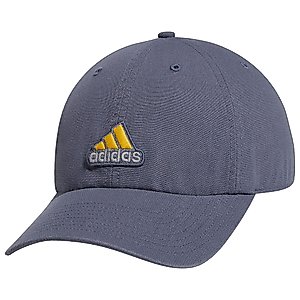 adidas Men's Ultimate 2.0 Relaxed Adjustable Cotton Cap, Onix Grey/Clear Onix Grey/Bold Gold, One Size