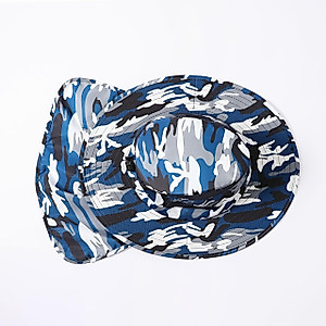 UV Protection Sun Hat with Neck Flap for Men Women, Breathable Summer Hot Weather Work Hat SPF UPF 50+ Sunhat for Fishing, Safari, Outdoor Adventure, Gardening, Camping, Travel, Yardwork, Hiking