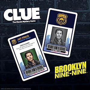 USAOPOLY CLUE Brooklyn Nine-Nine | Collectible Clue Board Game Featuring Comedy TV Show | Officially-Licensed Game About Brooklyn's 99th Precinct | Familiar Locations and Iconic Moments