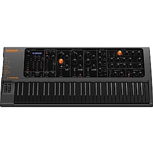 Studiologic Sledge 2 Black Edition Synthesizer with 61-Key Semi-Weighted Keyboard