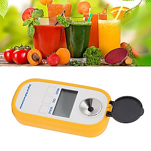 Brixometer Sensitive Portable Refractometer Lightweight Easy to calibrate Honey Pears and Grapes