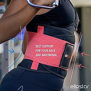 ellostar Women's Waist Trainer: Sweat Band for Belly Fat, Tummy Control, Back Support, Workout Shapewear, Weight Loss Aid X-Large, Pink