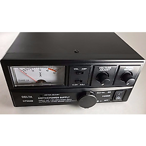 DELTA DPS60M 60 Amp AC/DC Switching Power Supply w/Volt AMPerage Meter Compatible for Ham CB