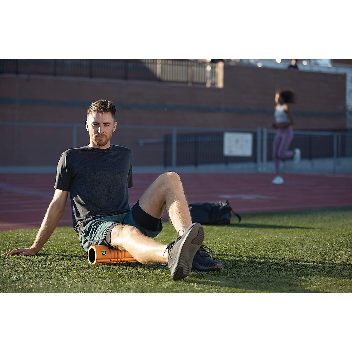 TRIGGERPOINT Unisex's Grid Travel Foam Roller, Orange, 1 Size