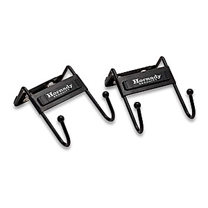 Hornady Magnetic Safe Hooks 95911, 2 Pack - Two-Pronged Hook with Non-Scratch Coating and Heavy Duty Magnets Rated for 35 Pounds Securely Organize Your Gear, Gun Case, Binoculars, Range Bags, & More
