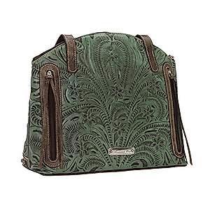 American West Women's Annie's Conceal Carry Half Moon Purse Turquoise One Size