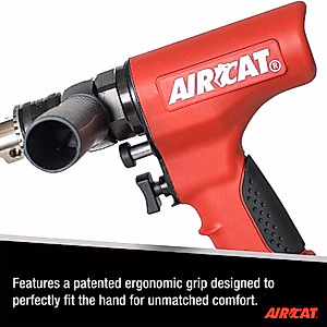 AIRCAT Pneumatic Tools 4451: 1/2-Inch Extreme Heavy Duty Reversible Composite Drill Air Tool, 400 RPM, .7 HP Motor