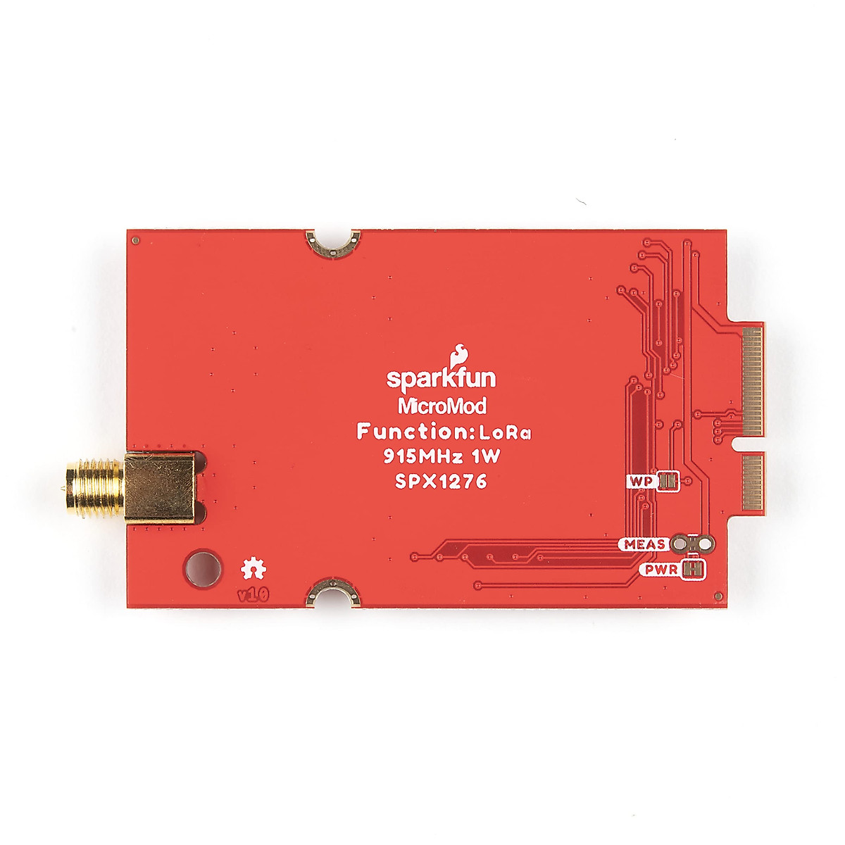 SparkFun MicroMod LoRa Function Board - 1W 915M30S LoRa Module Frequency Range: 900-931MHz Transmit Power 28.5-30dBm (max) Modulation LoRa, FSK, GFSK, MSK, GMSK, OOK Antenna Impedance: 50Ω