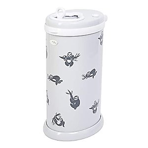 Ubbi Sloth Peel and Stick Decal Stickers, Decorative Sticker for Diaper Pail or Baby Nursery