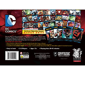 DC Deck-Building Game: Heroes Unite- Play as Hawkman, Nightwing,and Bat Girl from the DC Multiverse- Super Hero Board Game- For 2 to 5 Players - Ages 15+