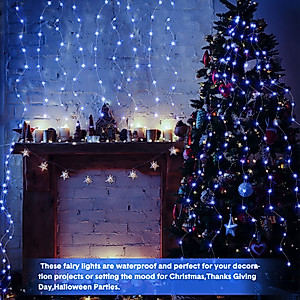 Tuanse 10 Pack Fairy String Light with Timer Function 16.4 ft 50 LED Twinkle Copper Wire Light Battery Operated for Christmas Bedroom Garden Party Decor(Cool White)