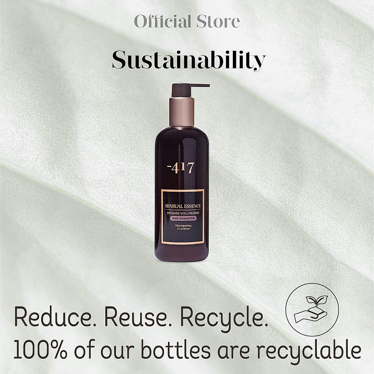 -417 Dead Sea Catharsis Mud Shampoo - Treat Scalp & Hair for Healthy Shiny Hair - Repair Sun Damages - with Avocado Oil and Vitamin E - Perfect for Dry Scalp - 100% Vegan 349.8 ML