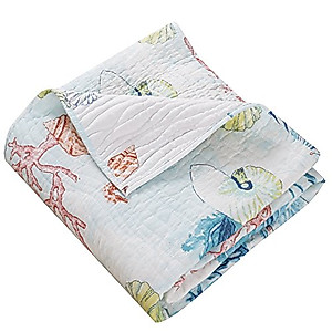 Barefoot Bungalow Sarasota Throw, 50" x 60", Multicolor