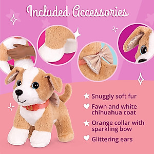Glitter Girls – Lollie – Plush Toy Dog – Puppy Pet Accessory for 14" Dolls – Toys, Clothes, & Accessories for Girls 3 & Up