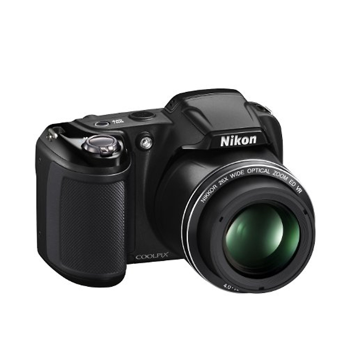 Nikon Coolpix L320 16.1MP Digital Camera with 26x Optical Zoom - BLACK