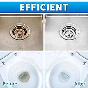 4TH Pumice Stone for Toilet Bowl Cleaning,Scouring Stick Powerfully Clean Away Limescale Stain,Hard Water Ring, Calcium Buildup,Iron&Rust. Remover for Tile/Bath-tub/Kitchen Sink/Grill - 6 Pack