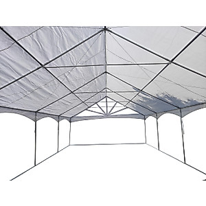 DELTA 40'x20' PVC Marquee Tents for Parties, Large Party Tent, Outdoor Wedding Tent, Heavy Duty Fire Retardard Waterproof Canopy, Carpas para Fiestas,Outdoor Event + 7 Storage Bags