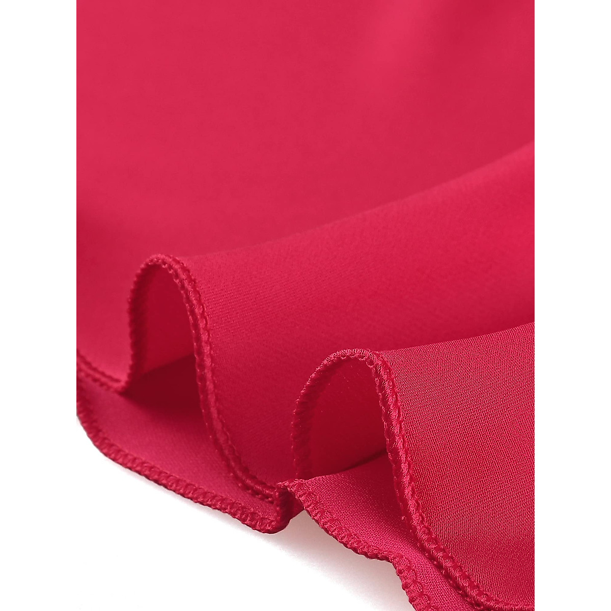 Allegra K Women’s Pajama Sets Sleepwear Soft Female Night Suit Lounge Sets Small Red