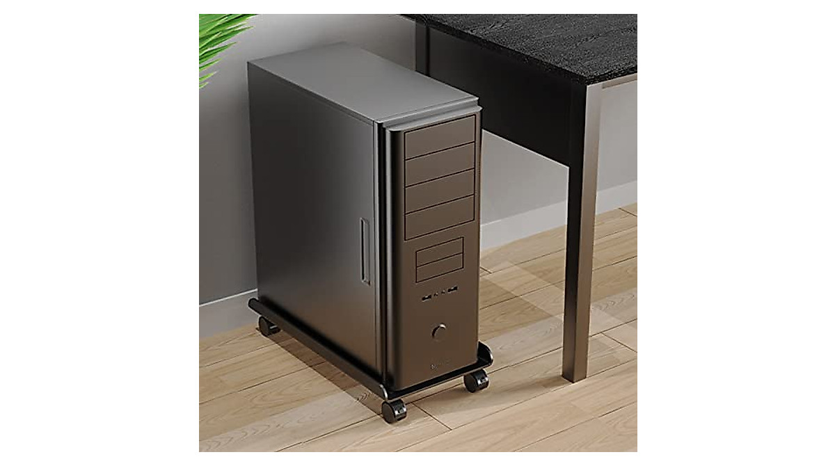 Deston Mobile CPU Stand - Rolling PC Cart for Home & Office