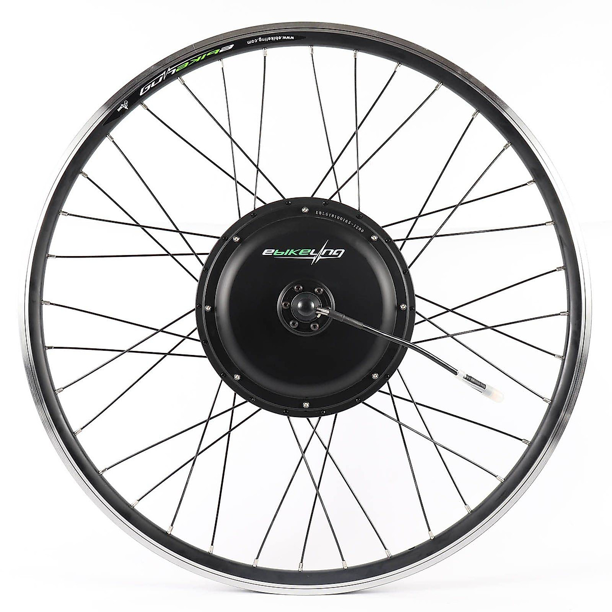 EBIKELING Waterproof Ebike Conversion Kit with Battery Direct Drive 700C Front or Rear Wheel Electric Bike Conversion Kit Ebike Battery & Charger Included 1500W 1200W Electric Bike for Adults