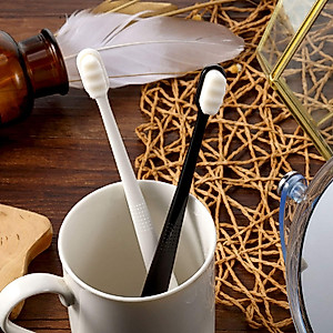 Adult Clean Spiral Bristles Toothbrush, Medium Manual Soft Toothbrushes