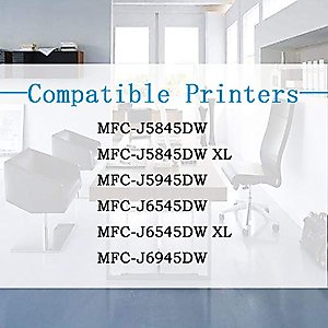 C P 3-Pack (Cyan, Magenta, Yellow) Compatible LC3039 Ink Cartridge Replacement for Brother LC3039XXL LC-3039 XXL LC3037 Work with MFC-J5845DW XL MFC-J5945DW MFC-J6545DW MFC-J6945DW Printers