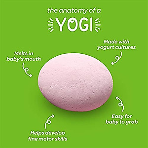 Happy Baby Organics Yogis Freeze-Dried Yogurt & Fruit Snacks, Variety Pack, 1 Ounce (Pack of 6)