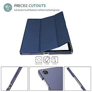 ProCase Smart Case for Galaxy Tab A8 10.5, Slim Stand Hard Back Shell Protective Smart Cover Case for Galaxy Tab A8 10.5 Inch 2022 SM-X200 X205 X207 -Navy