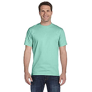Hanes Unisex ComfortSoft® Cotton T-Shirt L Clean Mint