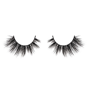 Lilly Lashes Miami Flare 3D Mink Lashes, Mink Eyelashes, The Original Lilly Lash For Wispy & Natural Look, Reusable Eyelashes up to 25x, Fluffy Lashes, Strip Lashes, Lash Glue not Included