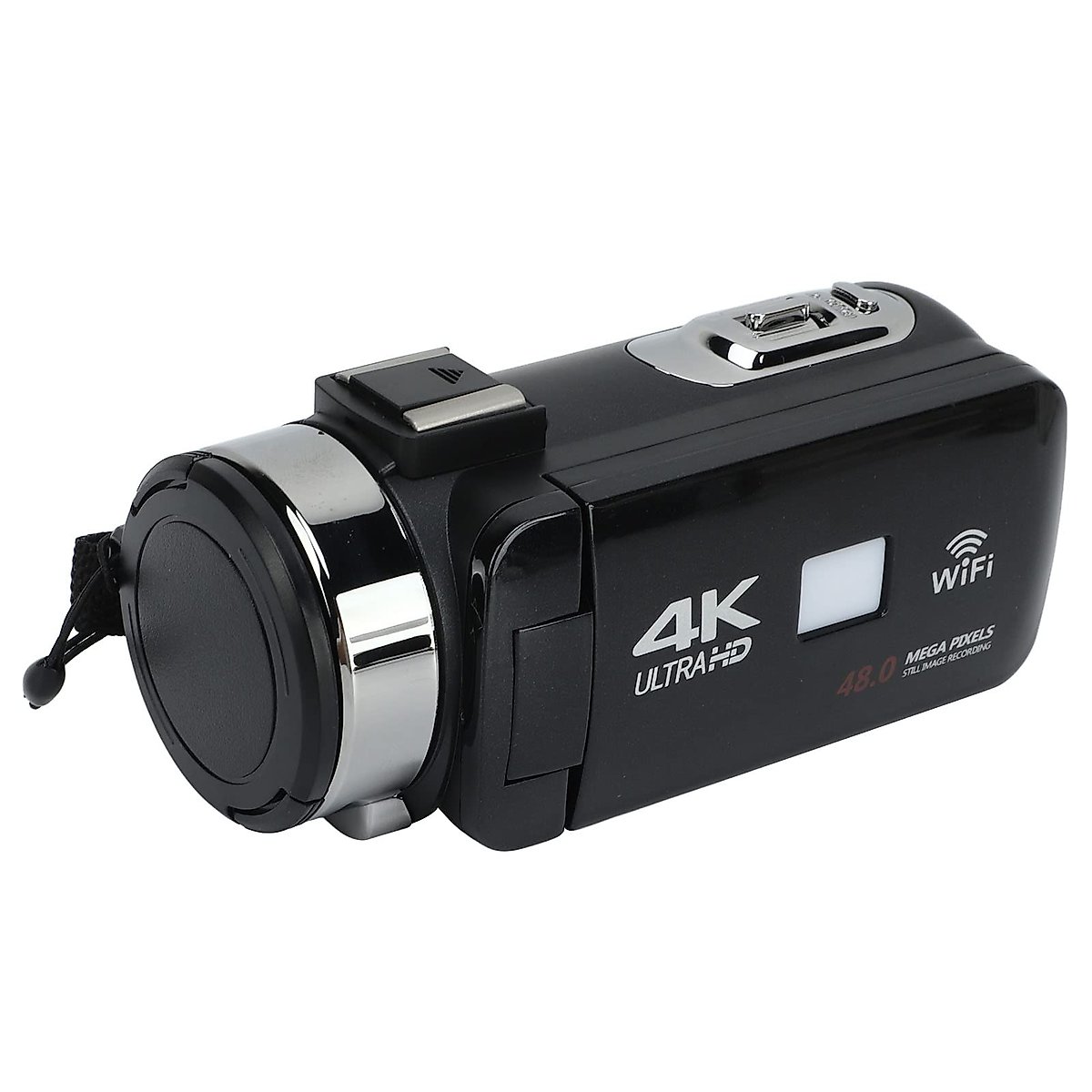 Digital Camera, 3.0 inch IPS Touch Screen Vlogging Camera USB Port Front Fill Light 48MP Image Resolution for Campus Records