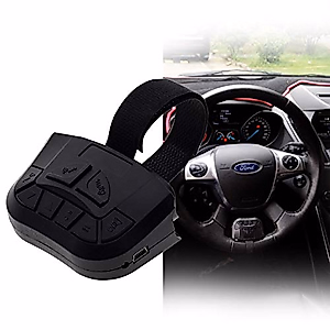 YHAAVALE 9200D Amplifier Police Siren & Black Round Bell Cone Speaker,DC12V,100W,Wireless Double Remote Control,Hands-Free,Multi-Tones,Microphone,Emergency Electronic Loudspeaker PA System for Car