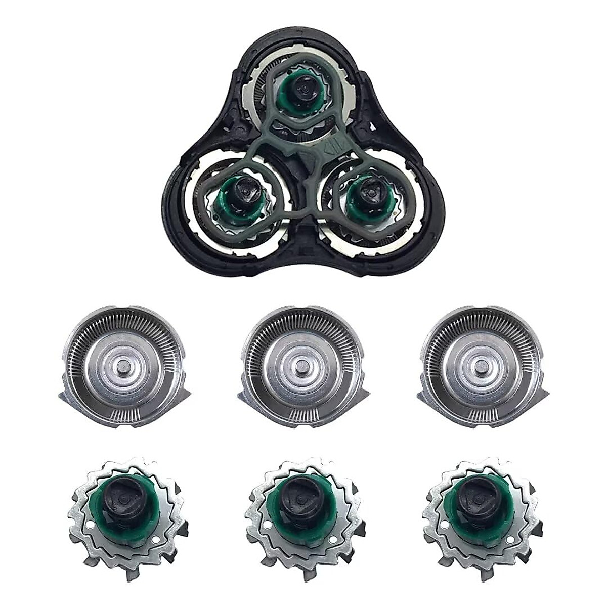 Replacement Shaving Head for Philips Norelco RQ11 Sensotouch 2D 1150X 1160X 1170X 1180X