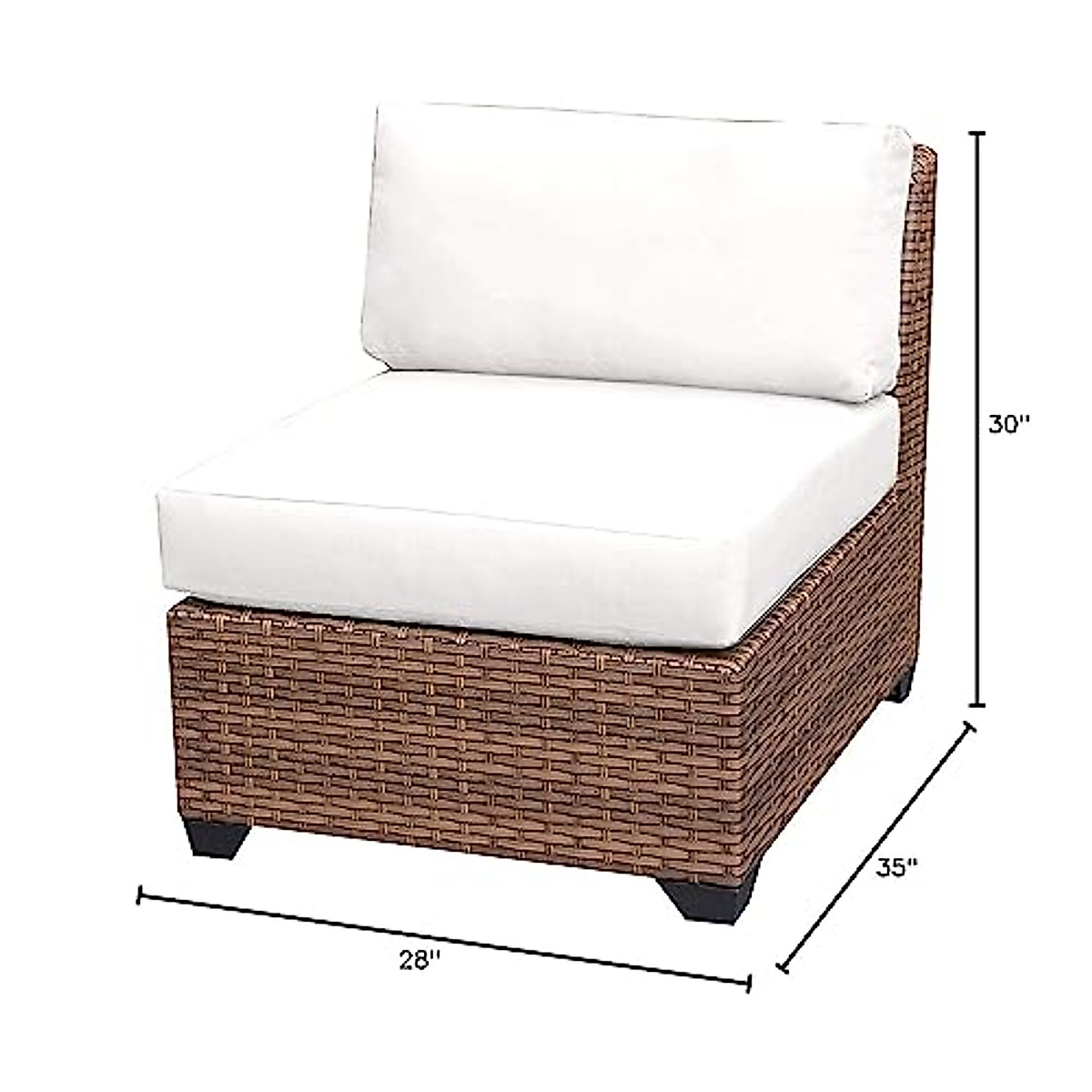 TKC Laguna Outdoor Wicker Chair in Cilantro