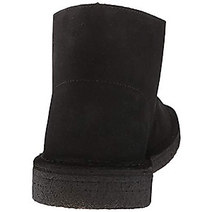 Clarks Men's Desert Chukka Boot, Black Suede 1, 8