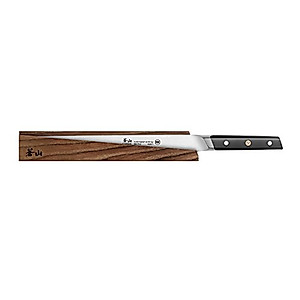 Cangshan TC Series 1020984 Swedish 14C28N Steel Forged 10.25-Inch Bread Knife and Wood Sheath Set