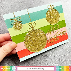 Waffle Flower Shaker Cover - Slim Circles - 1/8" Deep Low Profile Plastic Clear Shaker Pourch Covers to Create Shaker Cards to Send Through Regular Mail. 2.2", 1.45", and 0.7" Circles