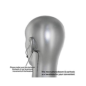 Av Jefes Mini Headset Microphone AVL630Tan-Sh4 Tan Color for Shure (Tan Color)